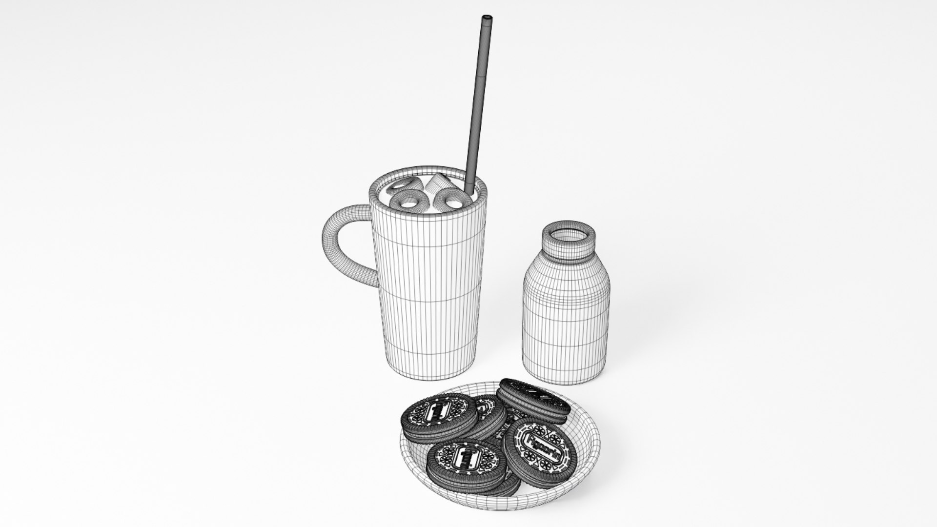 Iced Coffee 001 3D Model - TurboSquid 2240067