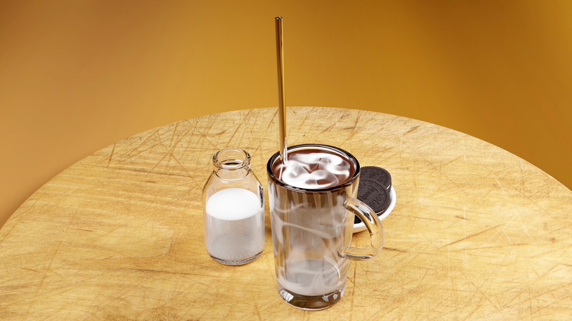 Iced Coffee 001 3D Model - TurboSquid 2240067