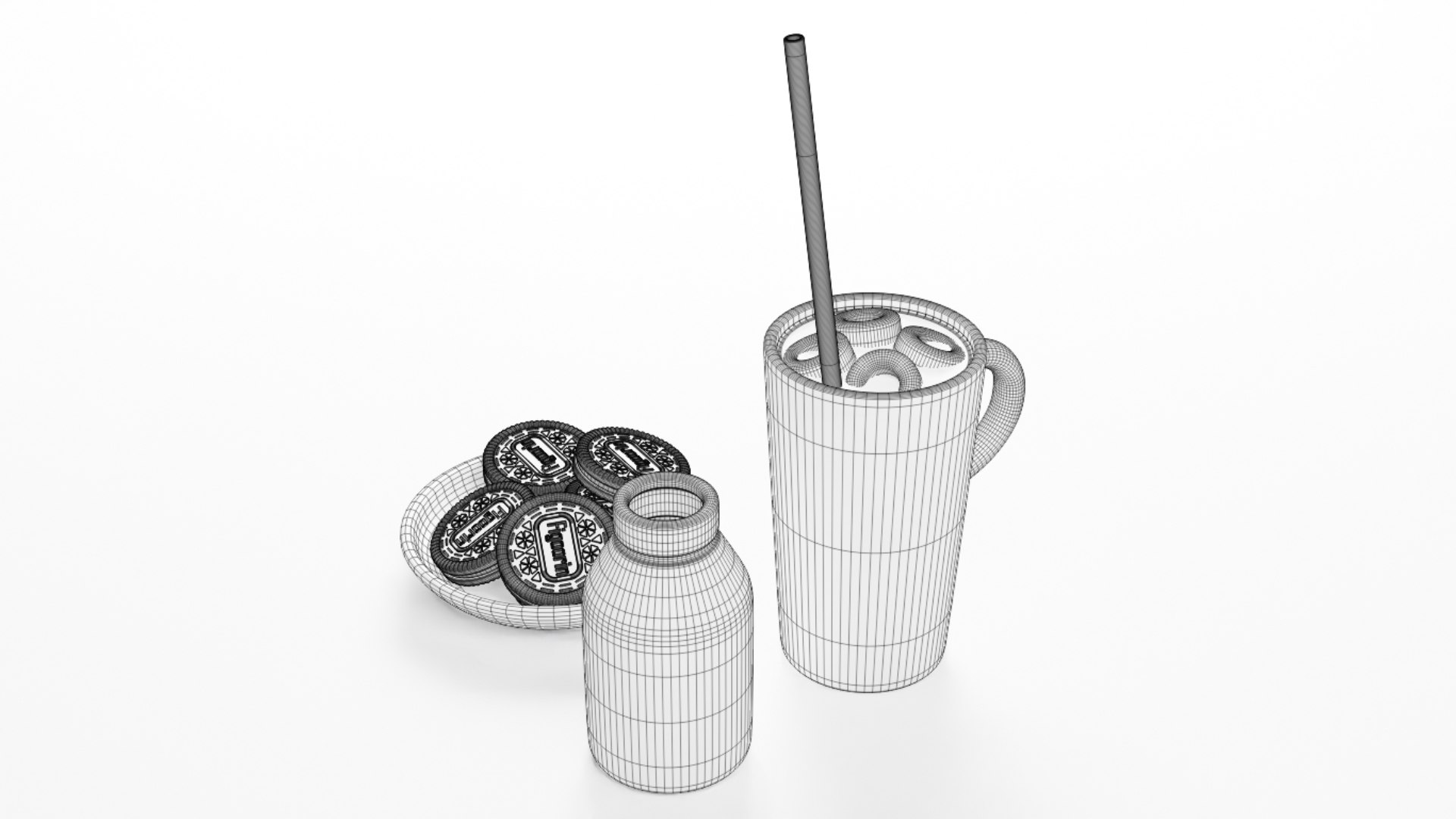 Iced Coffee 001 3D Model - TurboSquid 2240067