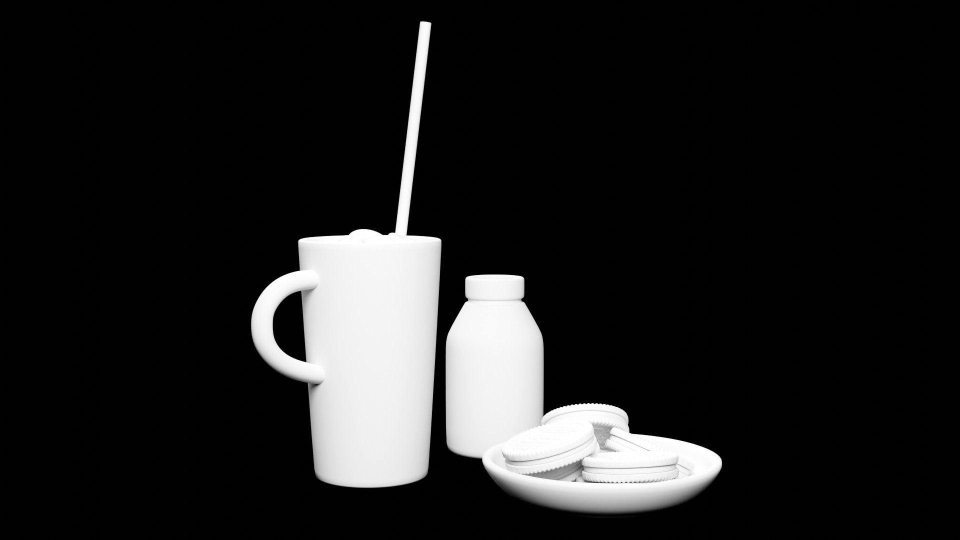 Iced Coffee 001 3D Model - TurboSquid 2240067