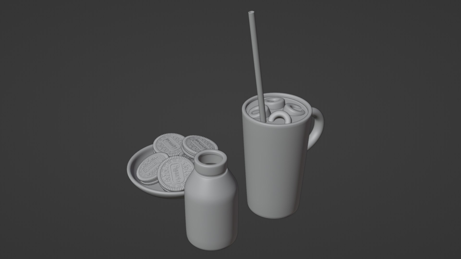 Iced Coffee 001 3D Model - TurboSquid 2240067