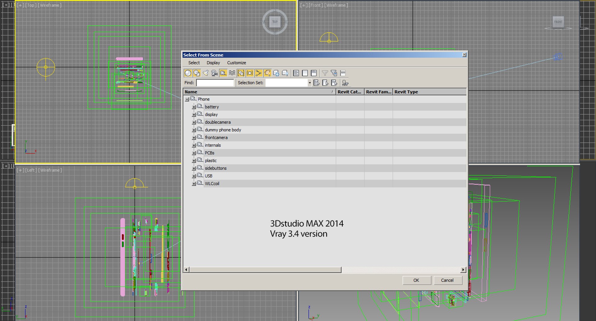 3D Model Smartphone Components Set Phone - TurboSquid 1294156