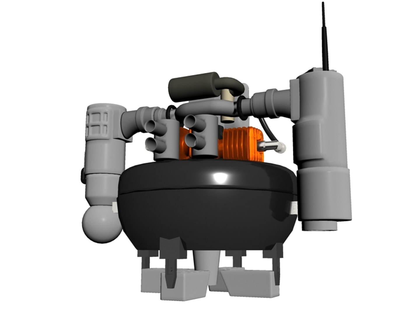 3d Honeywell Micro Mav Model
