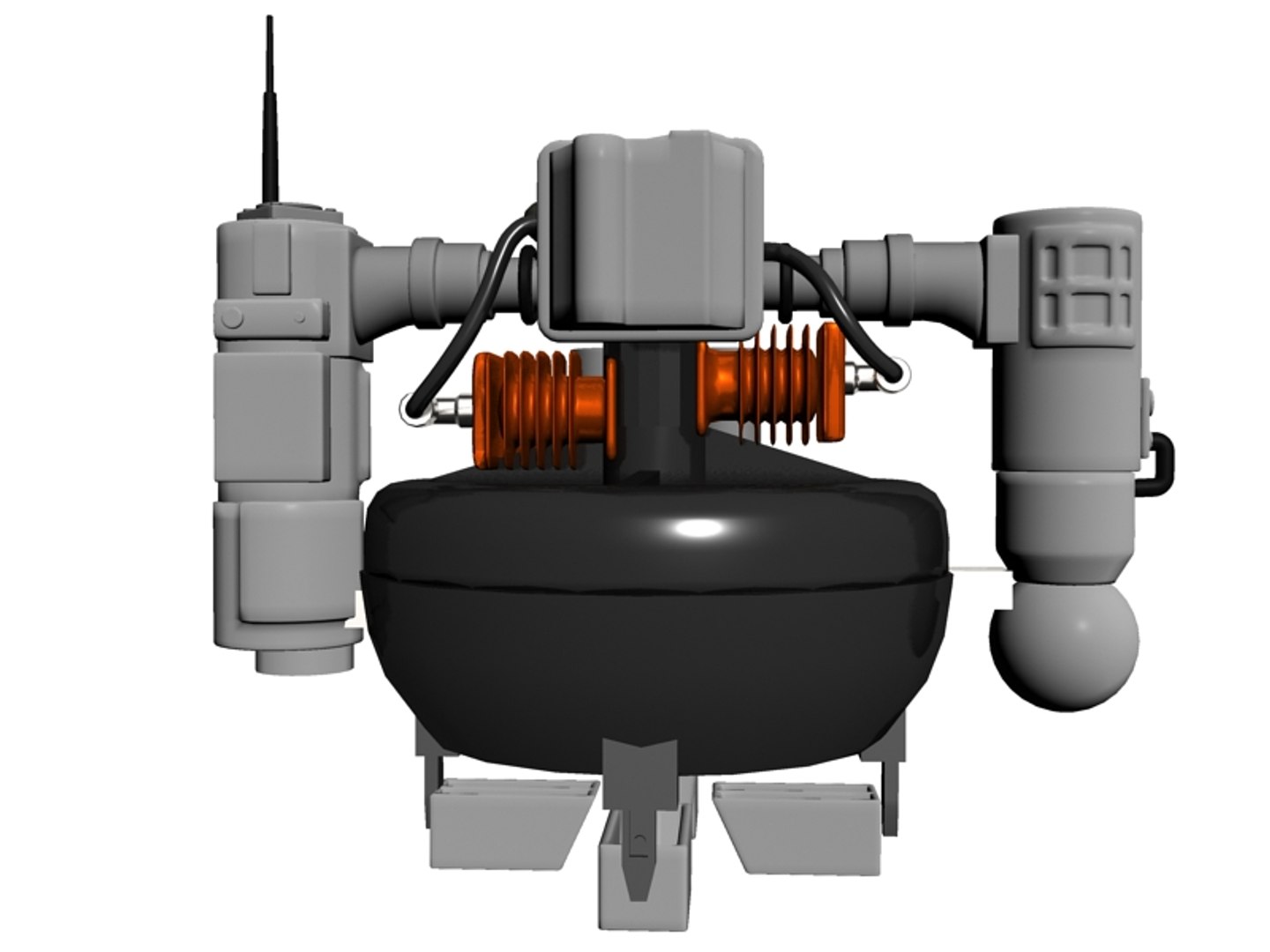 3d Honeywell Micro Mav Model