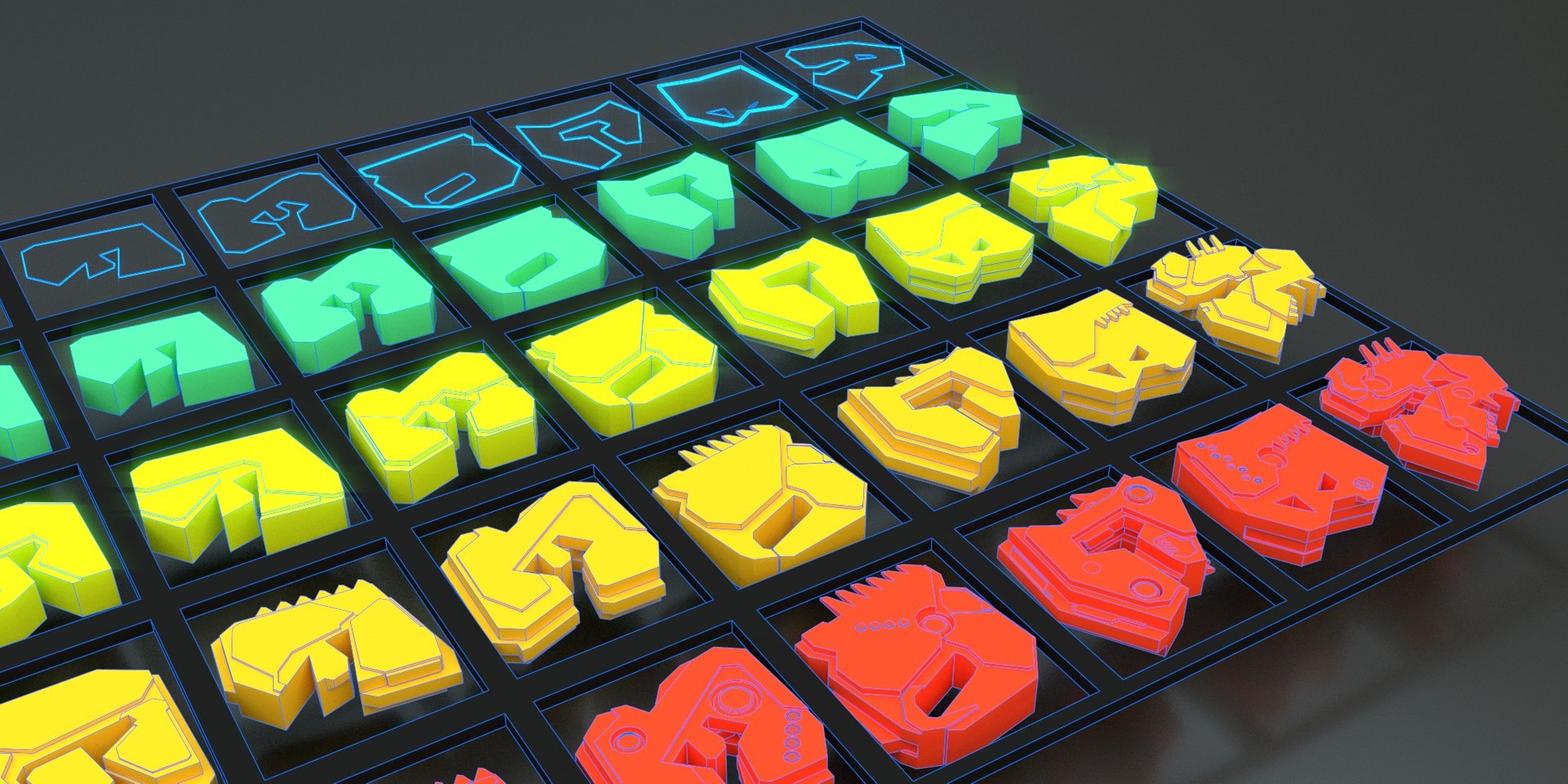 3D Alphabet Letter - TurboSquid 1186301