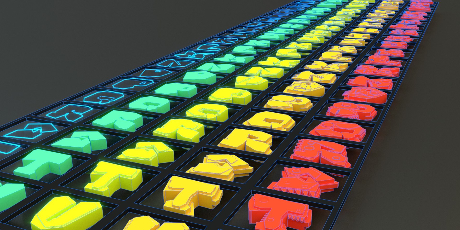 3D Alphabet Letter - TurboSquid 1186301