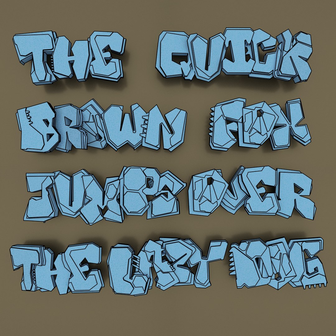 3D Alphabet Letter - TurboSquid 1186301