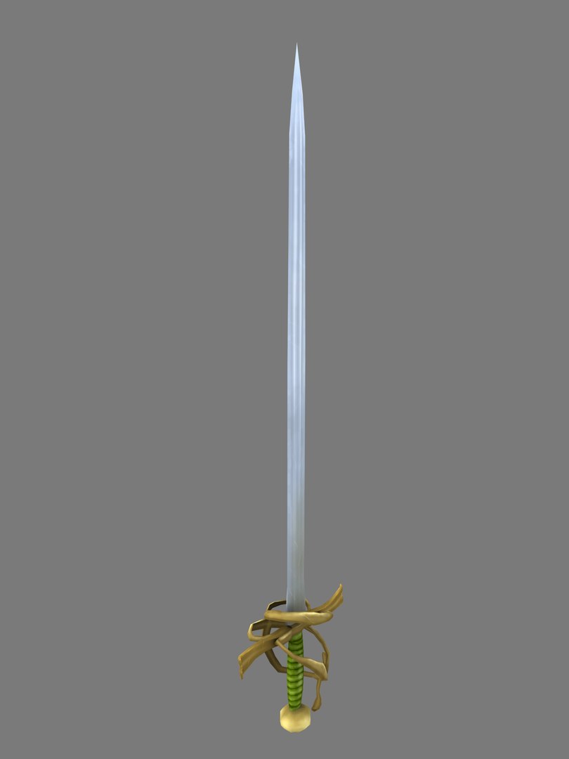 Rapier sword weapon 3D model - TurboSquid 1442702