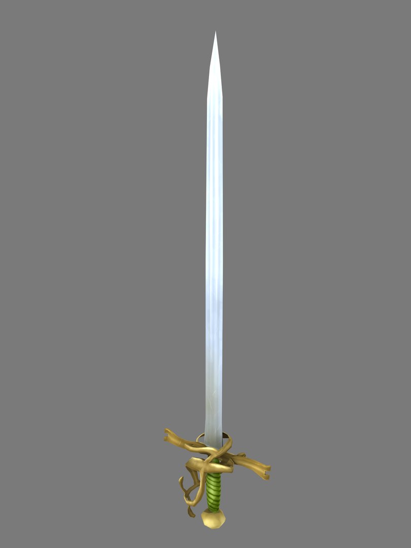 Rapier sword weapon 3D model - TurboSquid 1442702