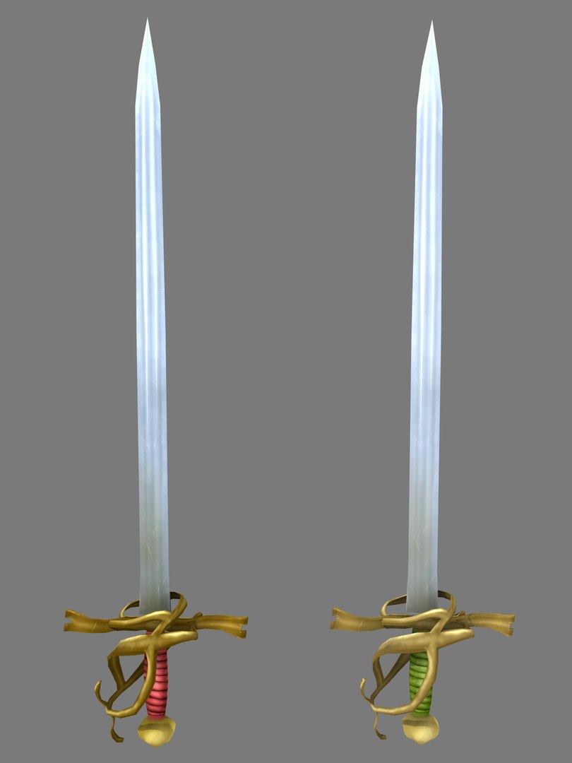 Rapier sword weapon 3D model - TurboSquid 1442702