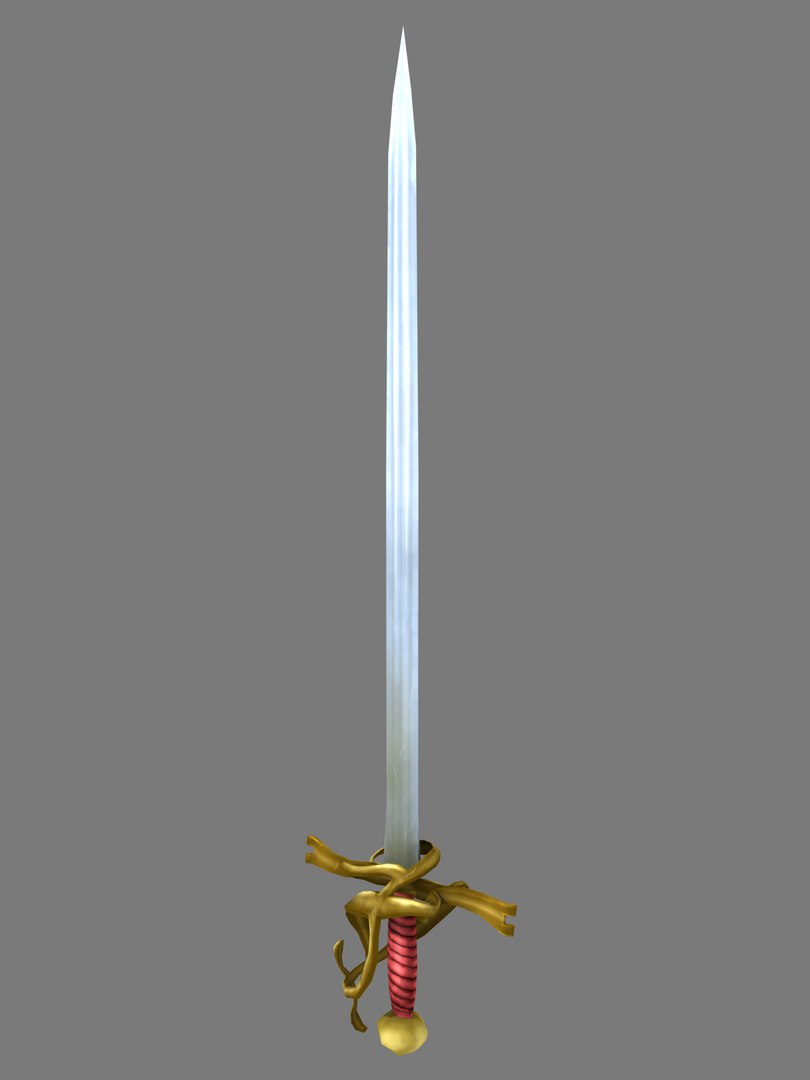 Rapier sword weapon 3D model - TurboSquid 1442702