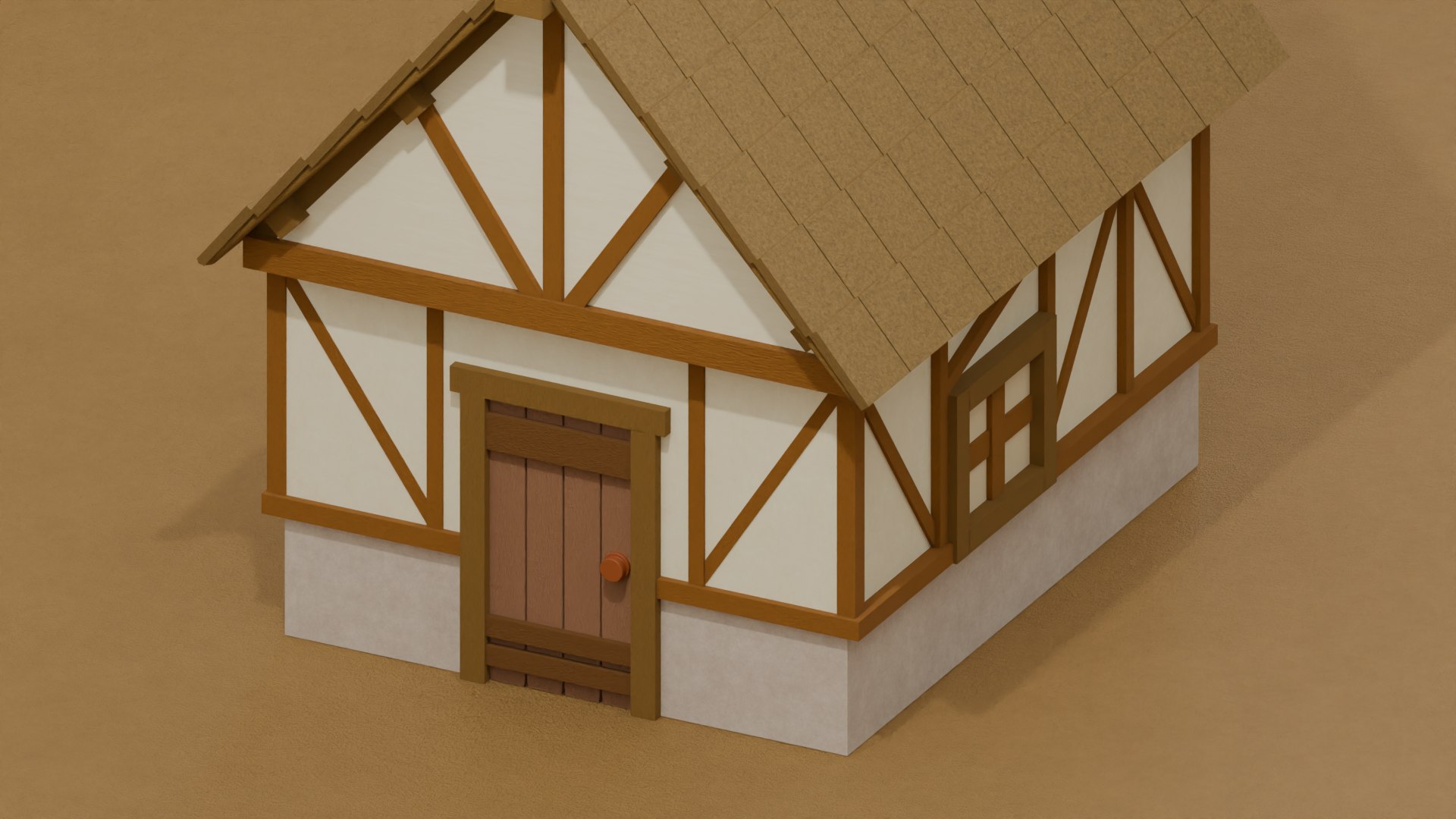 3D Medieval House Design 1 - TurboSquid 2362305