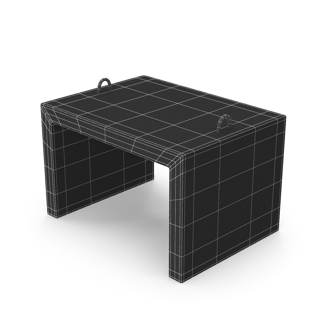3D Industrial Concrete Block - TurboSquid 1991227