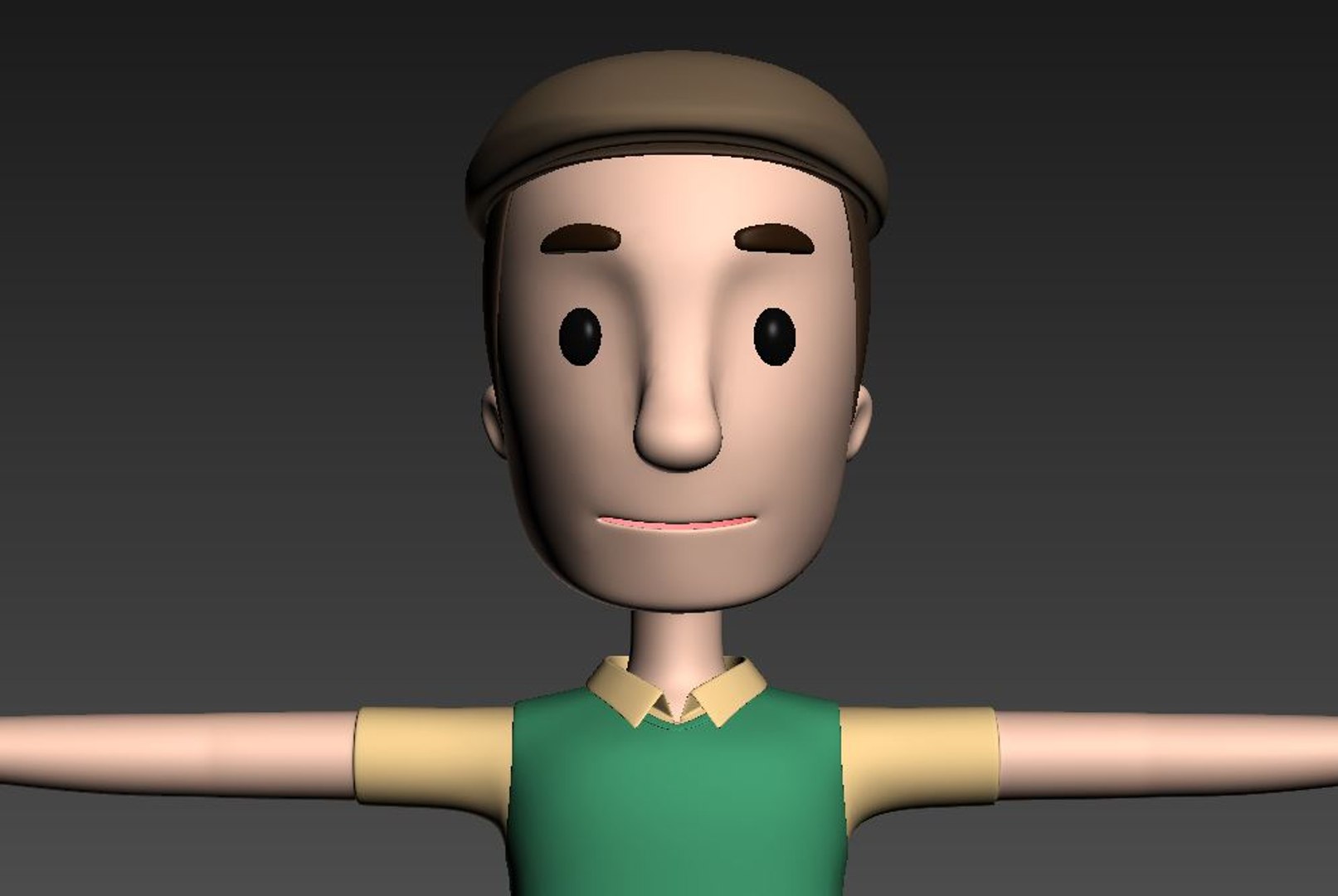 3D man character cartoon - TurboSquid 1334127