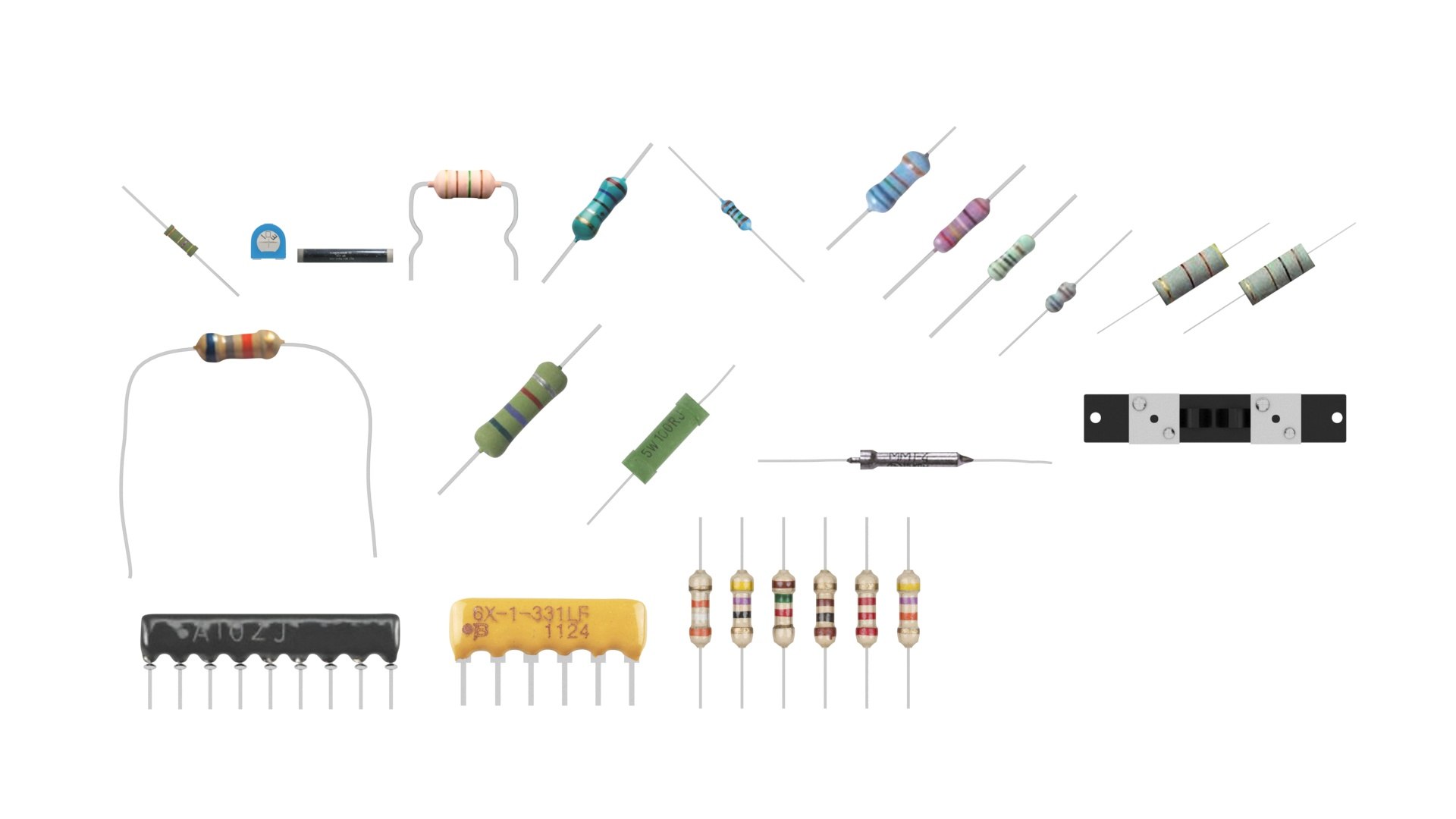 Resistors Set model - TurboSquid 1872386