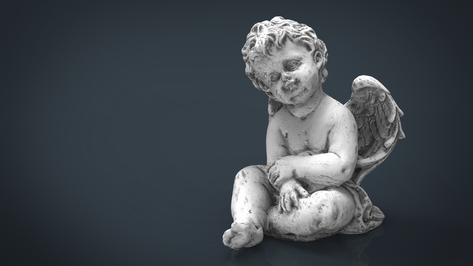 3d Max Angel Stone