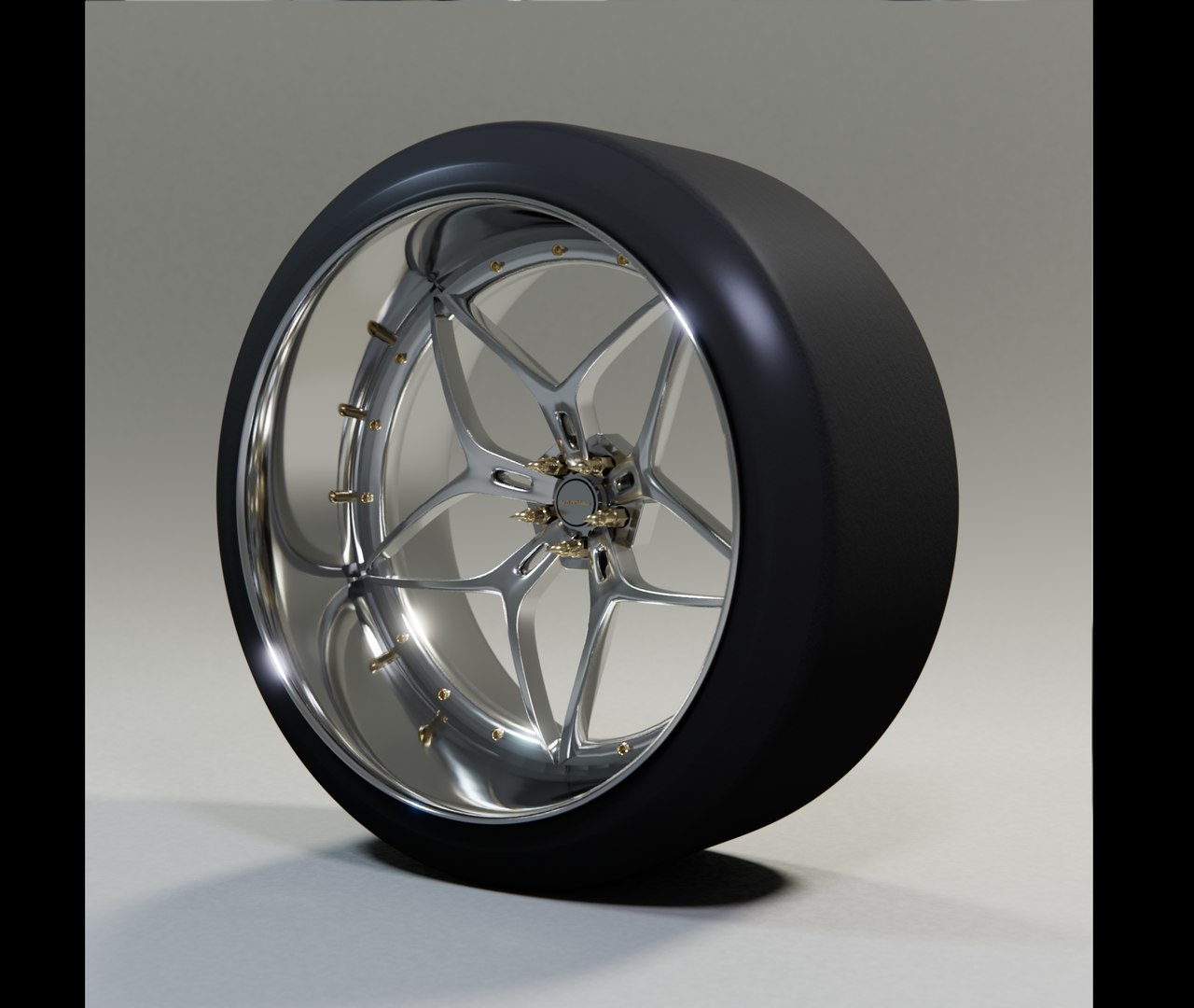3D Model MLNX - SLM5 - ALLOY WHEEL - TurboSquid 1897238