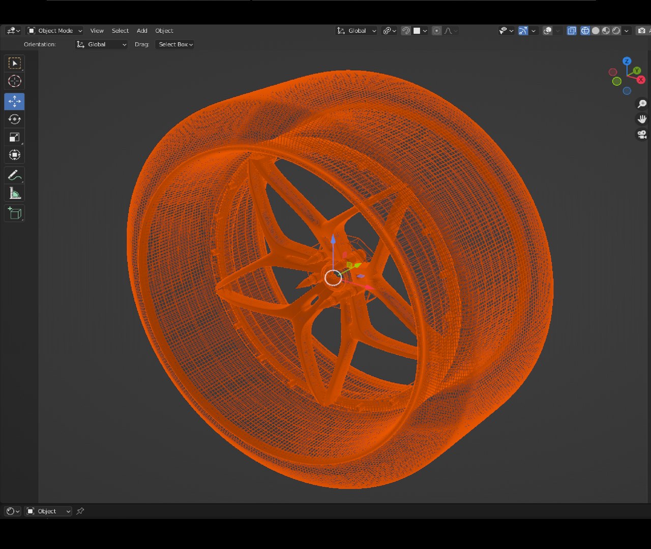 3D Model MLNX - SLM5 - ALLOY WHEEL - TurboSquid 1897238