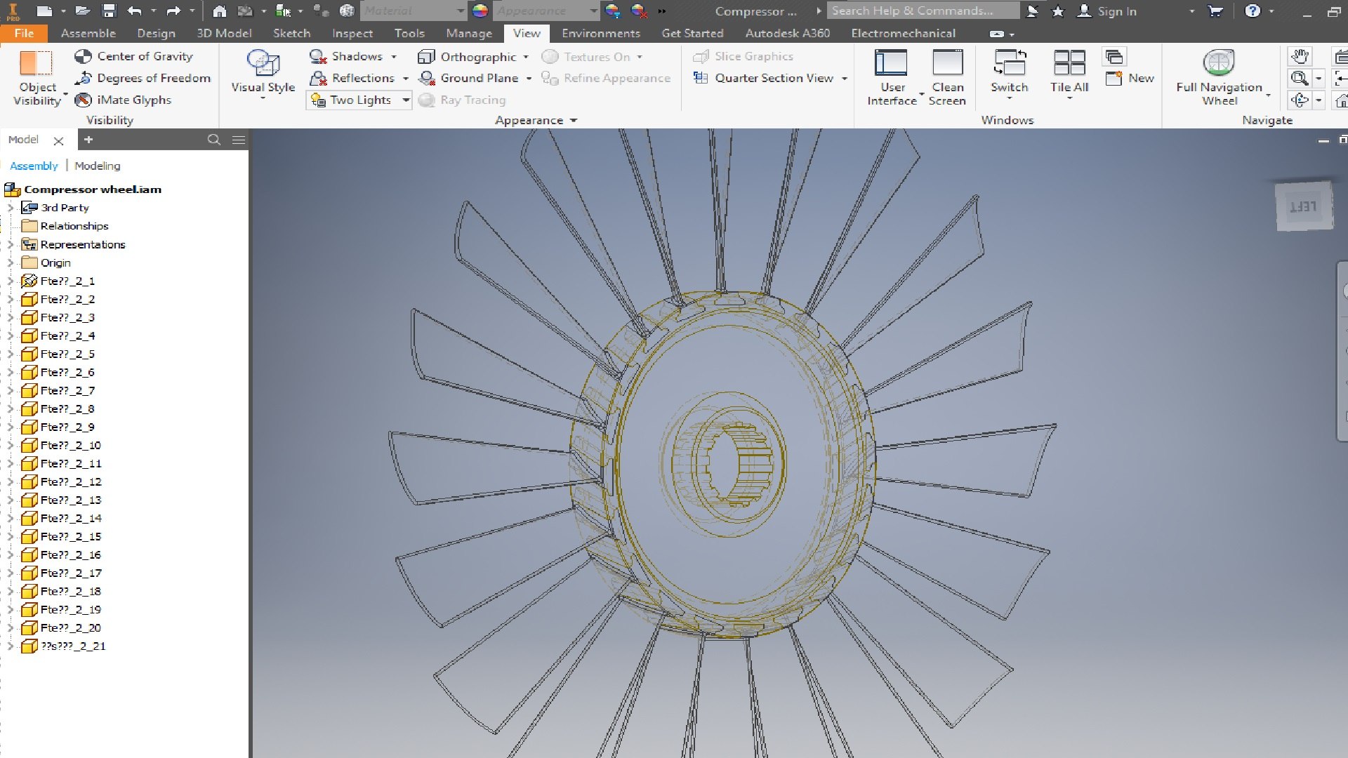 Compressor-wheel- Model - TurboSquid 1806526