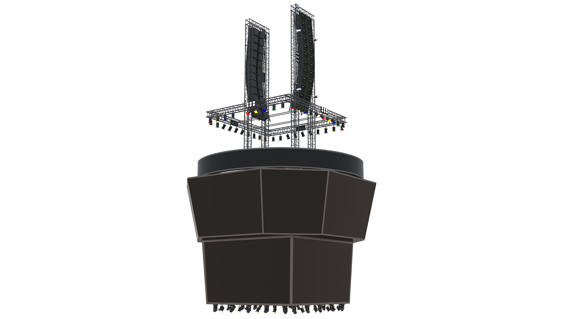 Boxing Ring Scoreboard 3D Model - TurboSquid 1575648