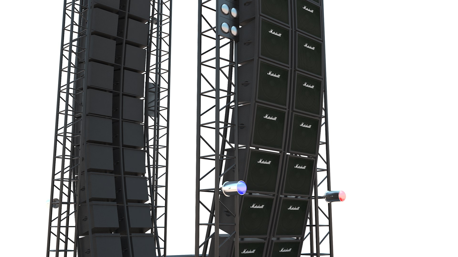 Boxing Ring Scoreboard 3D Model - TurboSquid 1575648