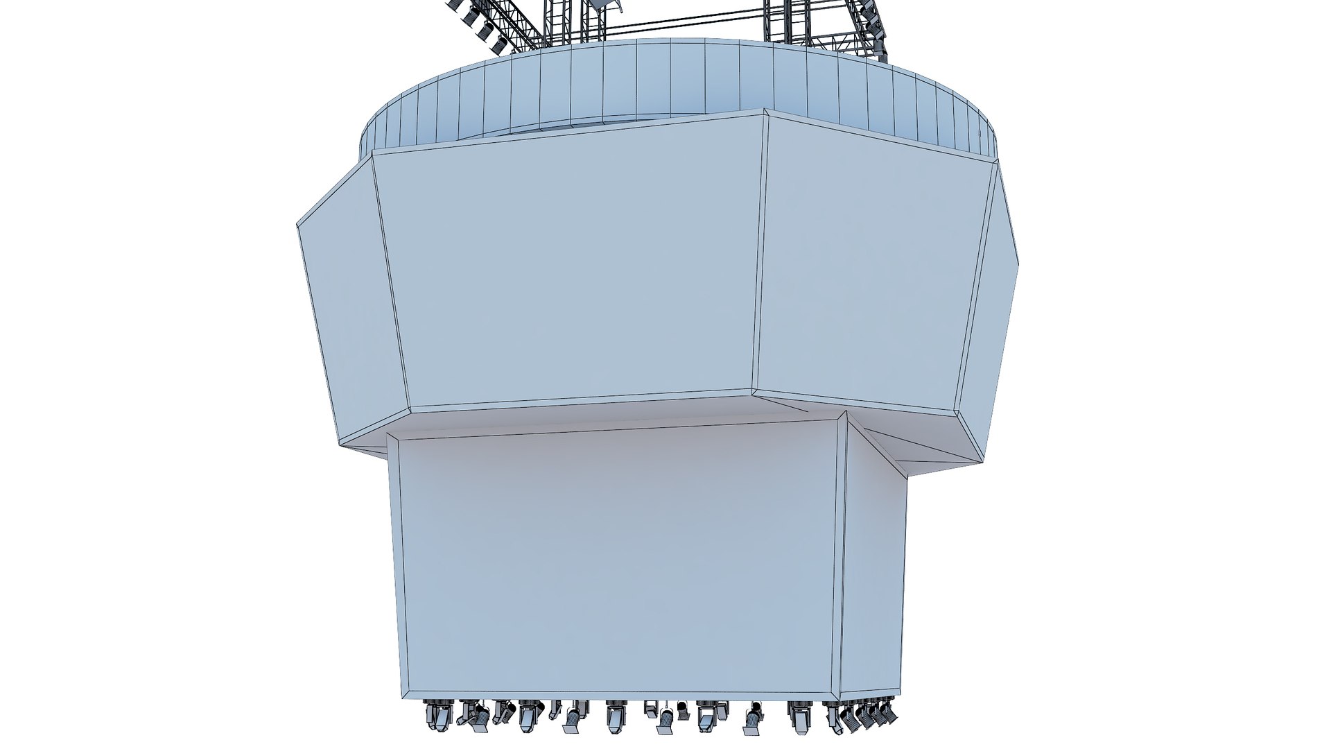 Boxing Ring Scoreboard 3D Model - TurboSquid 1575648