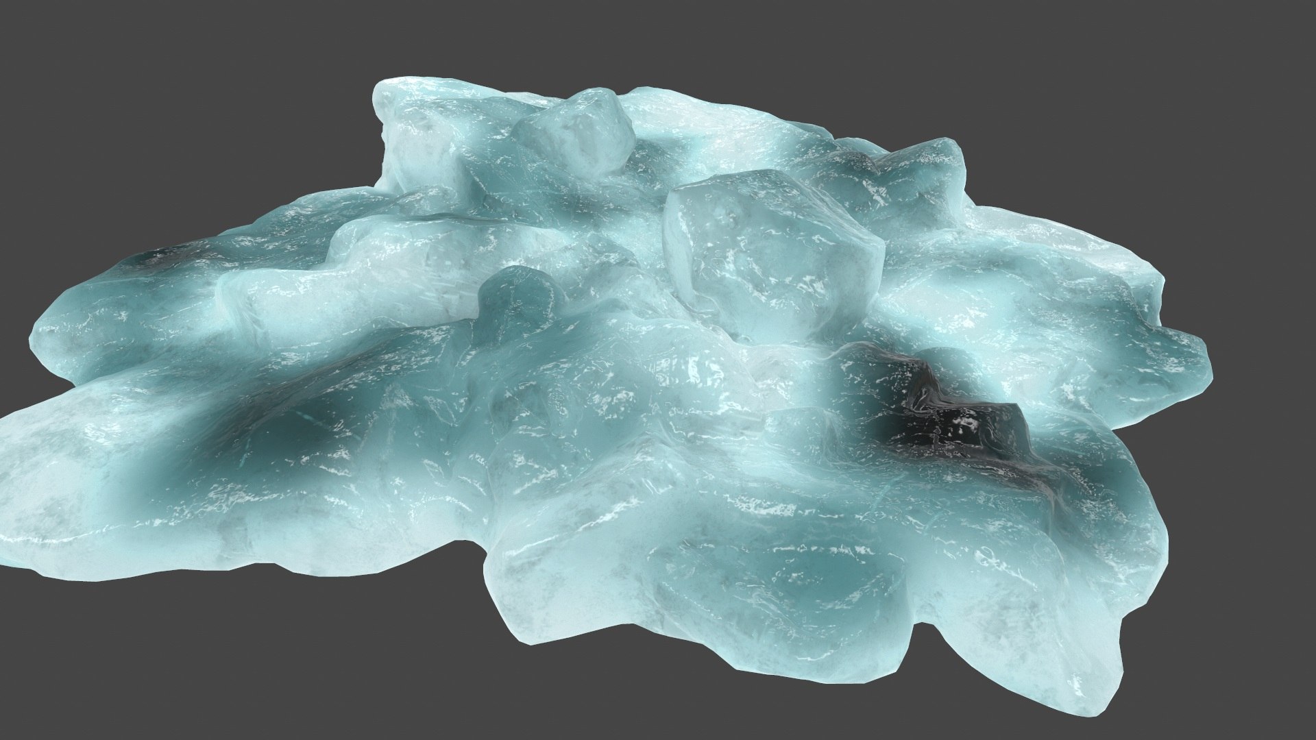 3D Ice Icefall Model - TurboSquid 1160125