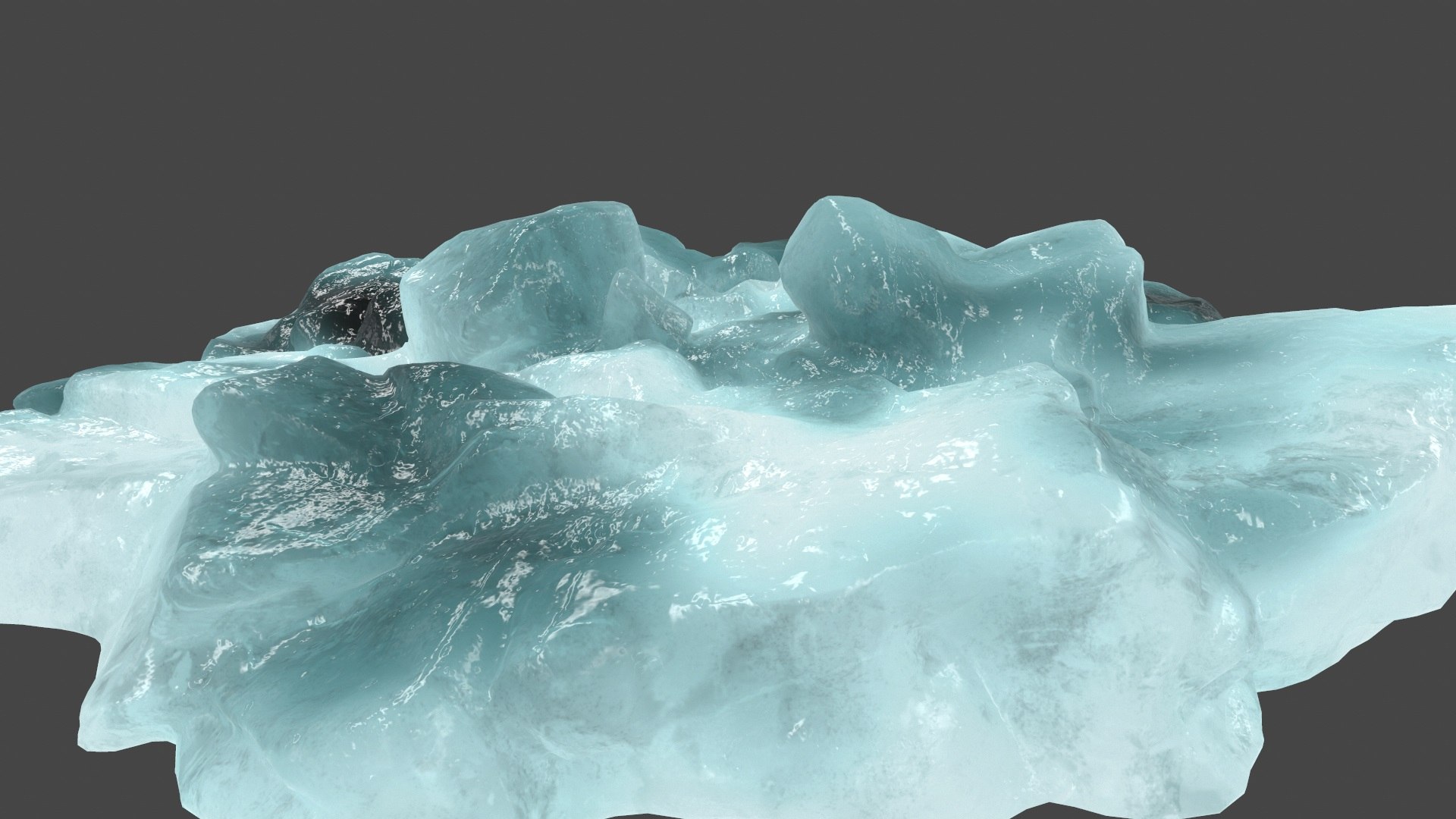 3D Ice Icefall Model - TurboSquid 1160125