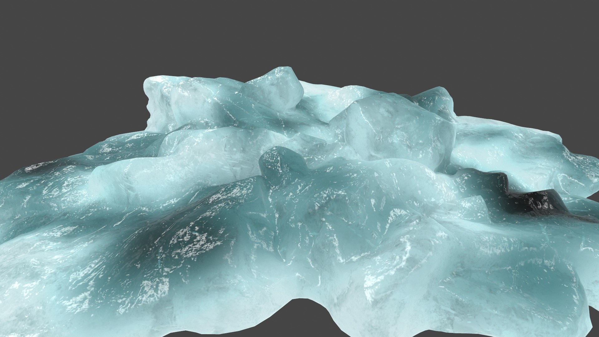 3D Ice Icefall Model - TurboSquid 1160125