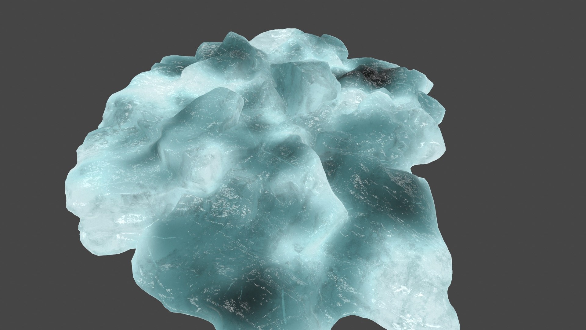 3D Ice Icefall Model - TurboSquid 1160125