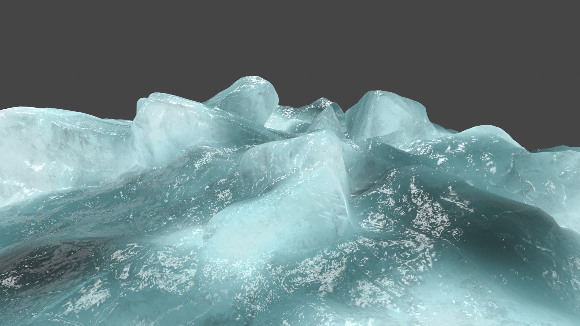 3D Ice Icefall Model - TurboSquid 1160125