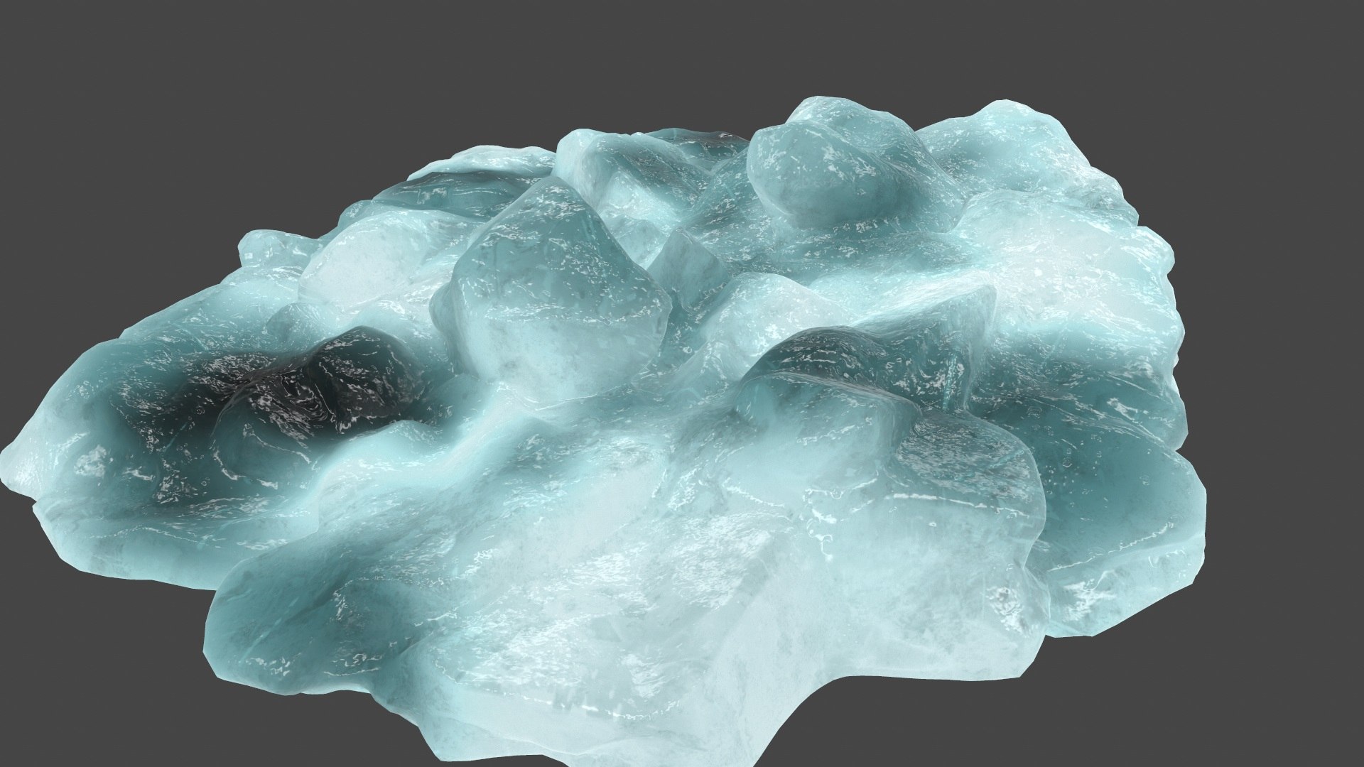 3D Ice Icefall Model - TurboSquid 1160125