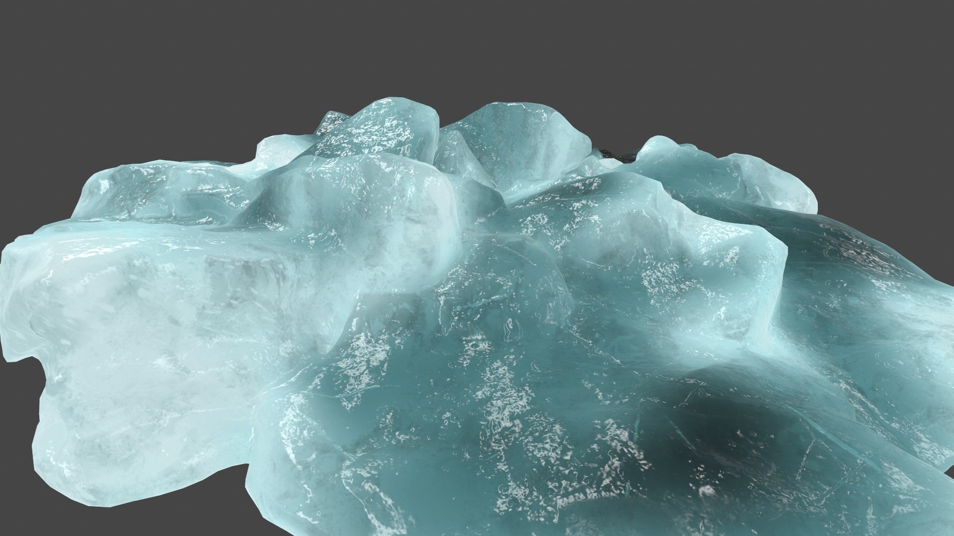 3D Ice Icefall Model - TurboSquid 1160125