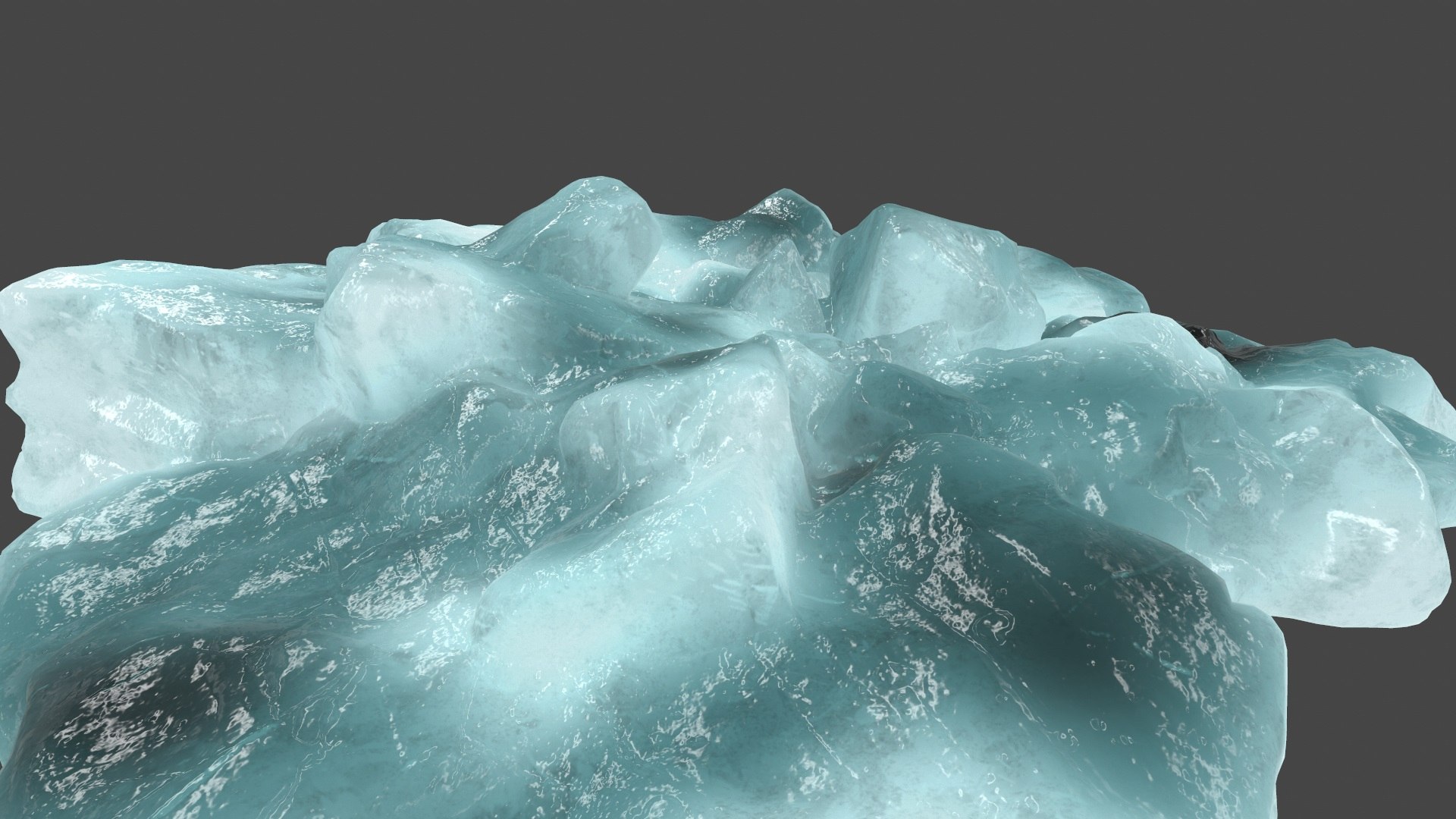3D Ice Icefall Model - TurboSquid 1160125