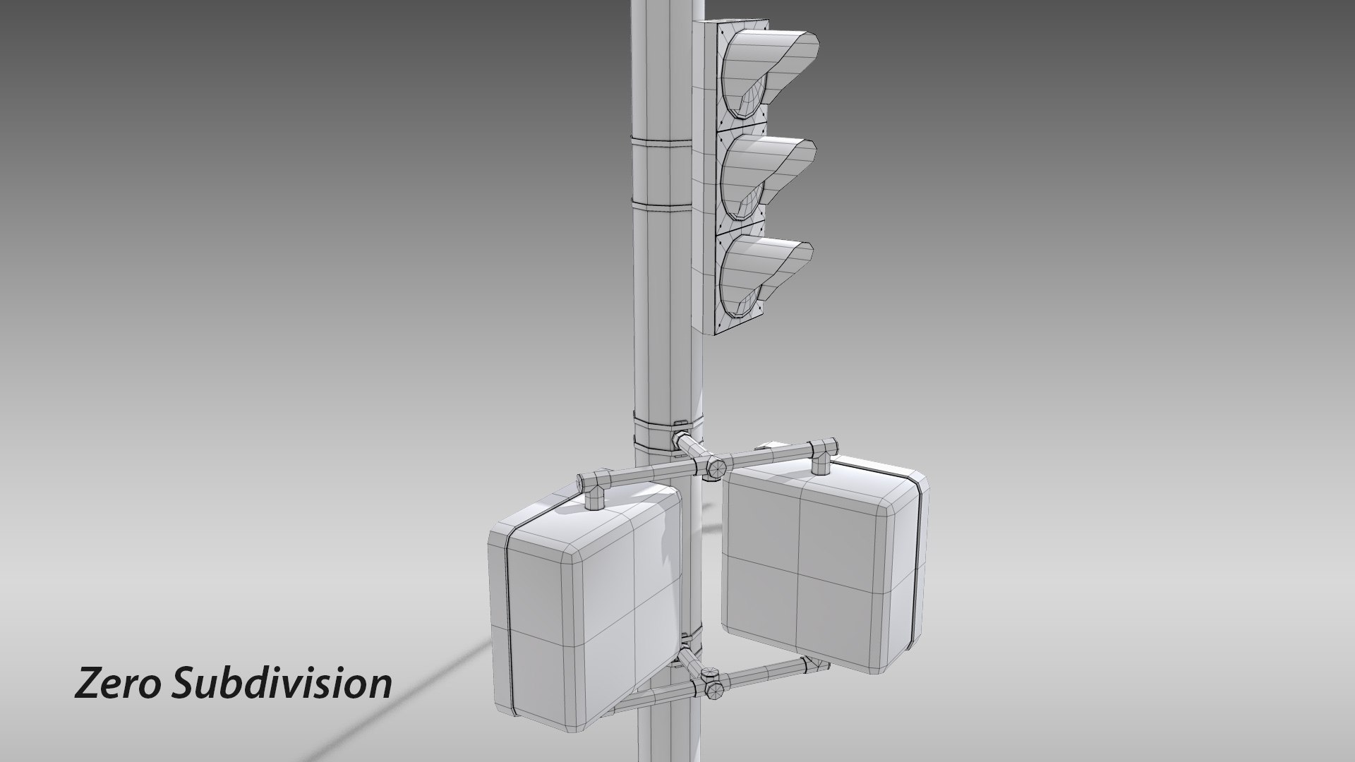 Intersection Traffic Light Camera 3D Model - TurboSquid 1704168