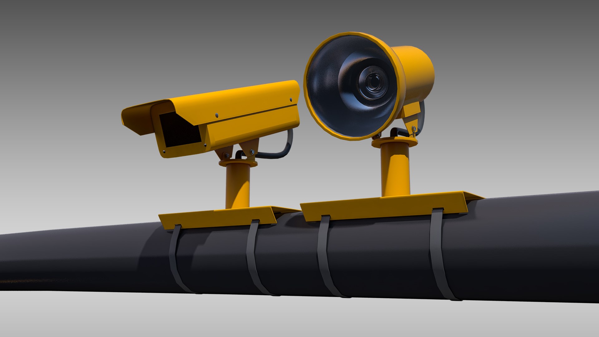 Intersection Traffic Light Camera 3D Model - TurboSquid 1704168