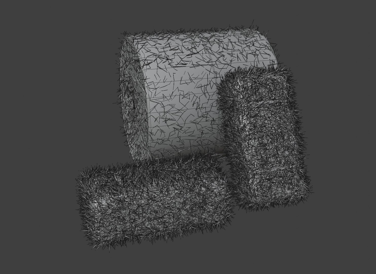 3D Model Bale Square Hay - TurboSquid 1665509