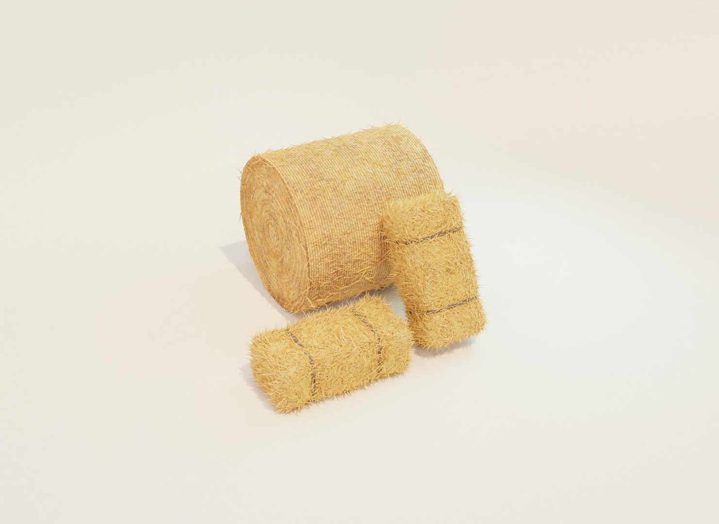 3D Model Bale Square Hay - TurboSquid 1665509