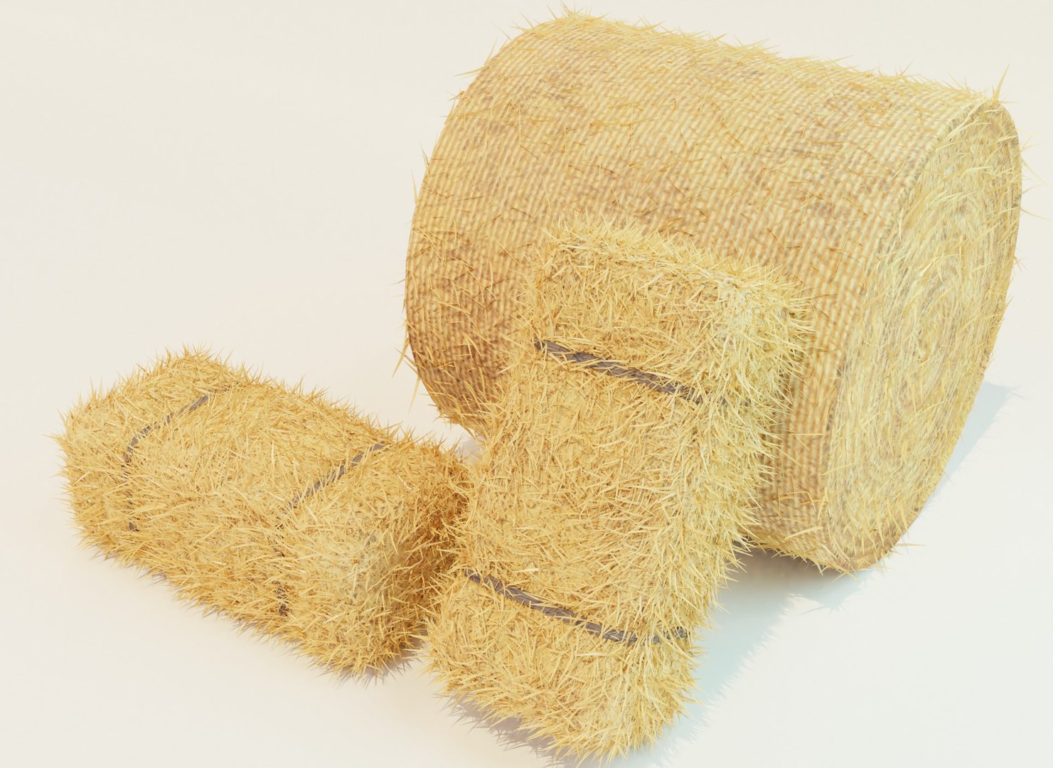 3D Model Bale Square Hay - TurboSquid 1665509
