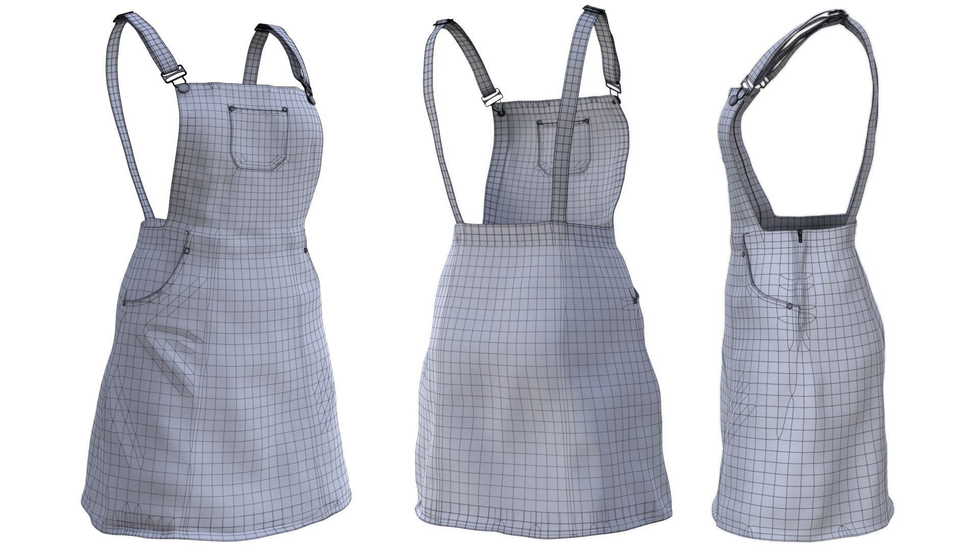 Denim Dress 101 - All MH Bodies UE5 Skeletons - Rigged 3D - TurboSquid ...