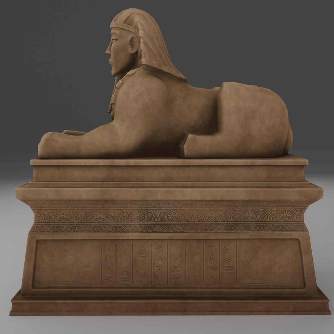 Sphinx Statue 3D Model - TurboSquid 2162423