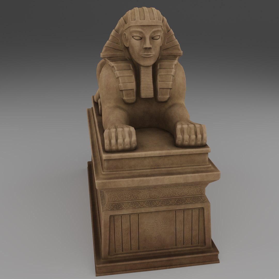Sphinx Statue 3D Model - TurboSquid 2162423