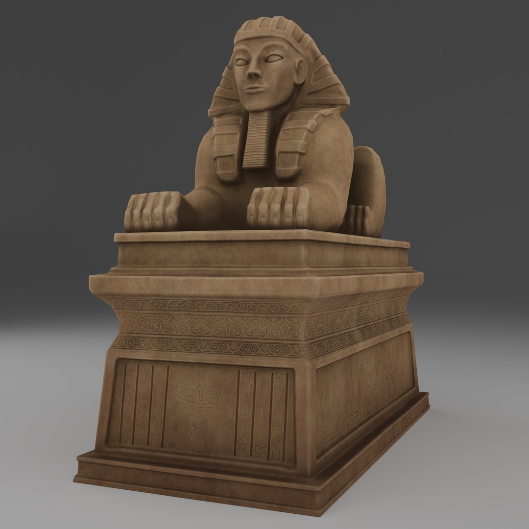 Sphinx Statue 3D Model - TurboSquid 2162423