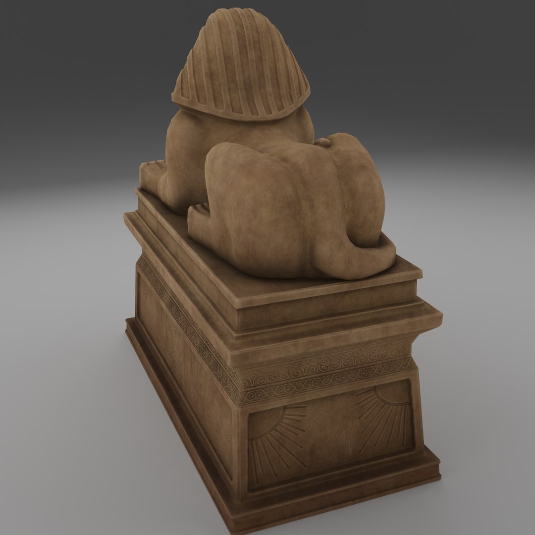 Sphinx Statue 3D Model - TurboSquid 2162423