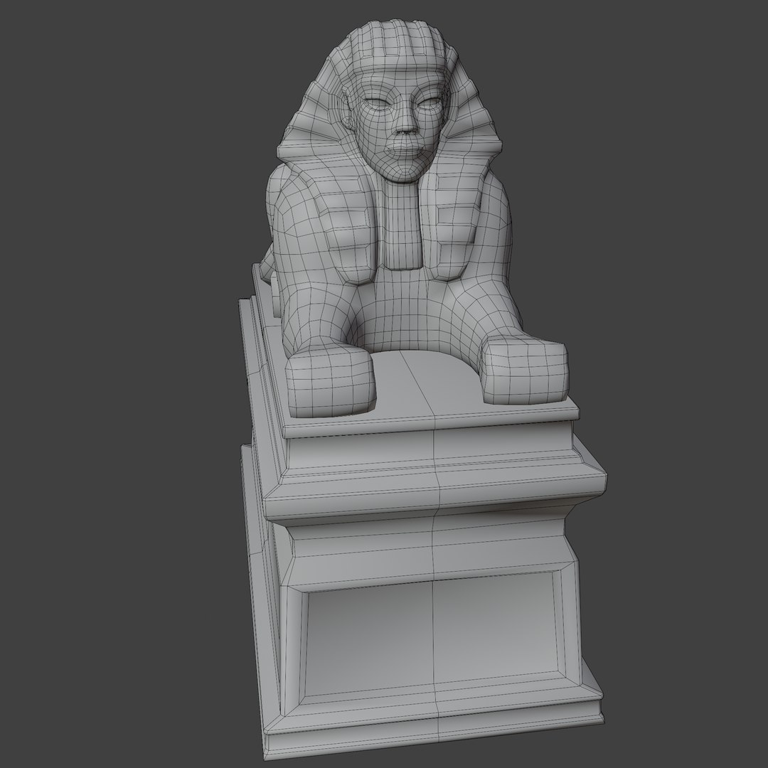 Sphinx Statue 3D Model - TurboSquid 2162423