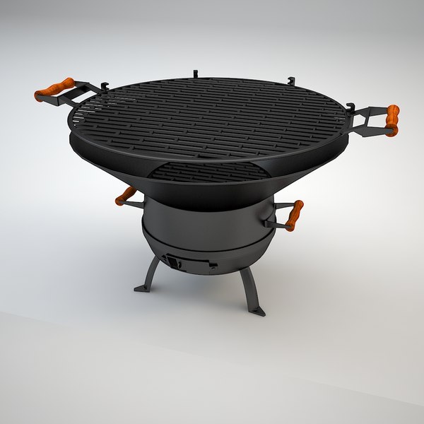 3d model of garden grill