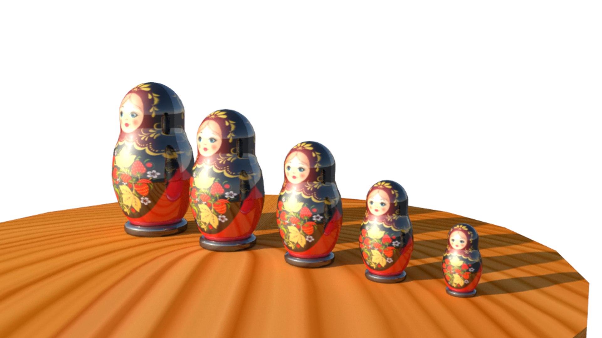 3D Russian Matryoshka | 1147716 | TurboSquid