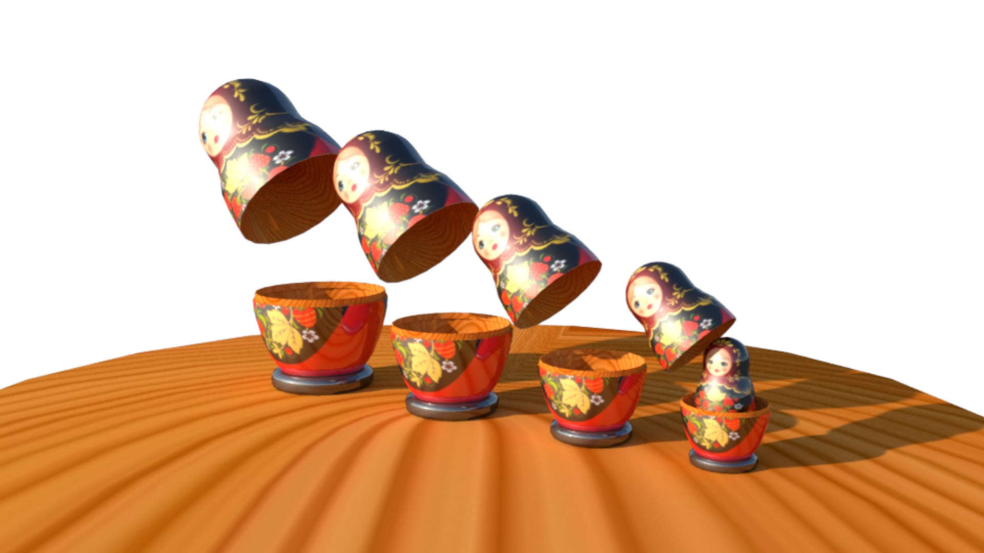 3D Russian Matryoshka | 1147716 | TurboSquid