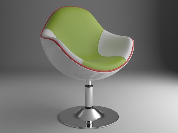 3d model modern lounge chair