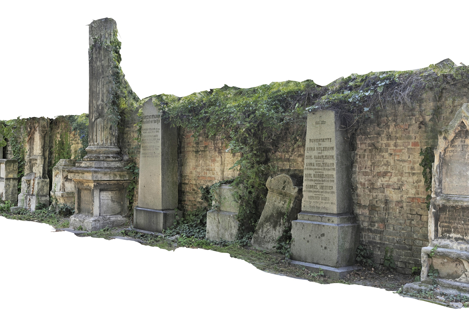 Cemetery Wall Hd 3D Model - TurboSquid 1617320